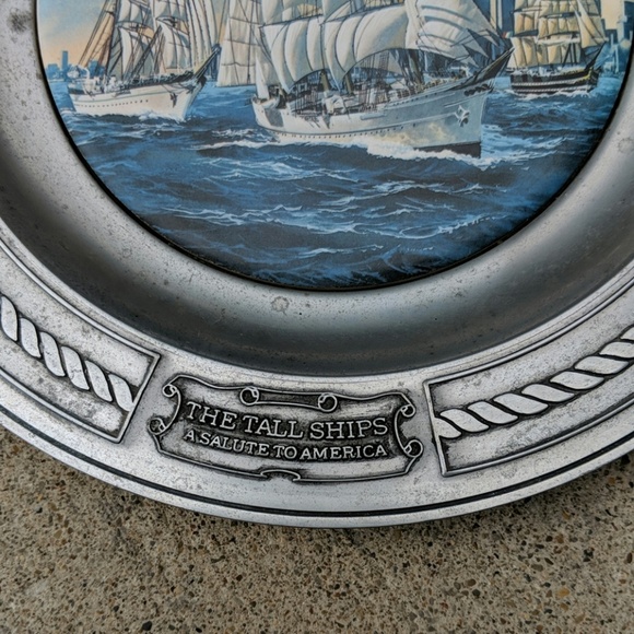 dunbury mint | Other | Americas 20th Birthday Nautical Tall Ships Plate ...